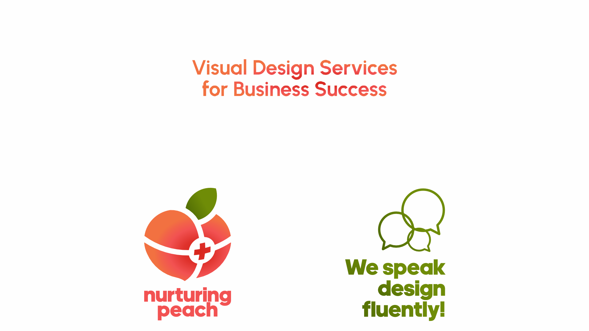 Visual Design Services for Business Success - Nurturing Peach